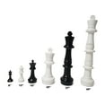 MegaChess Mega Chess Sets Giant Games for Families, Black & White, 49 ...