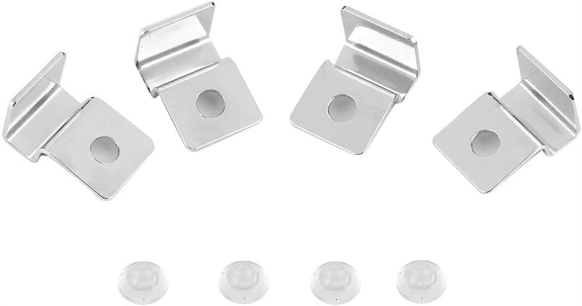 Aquarium Glass Cover Clip, 4Pcs Stainless Steel Fish Tank Lid Holder ...