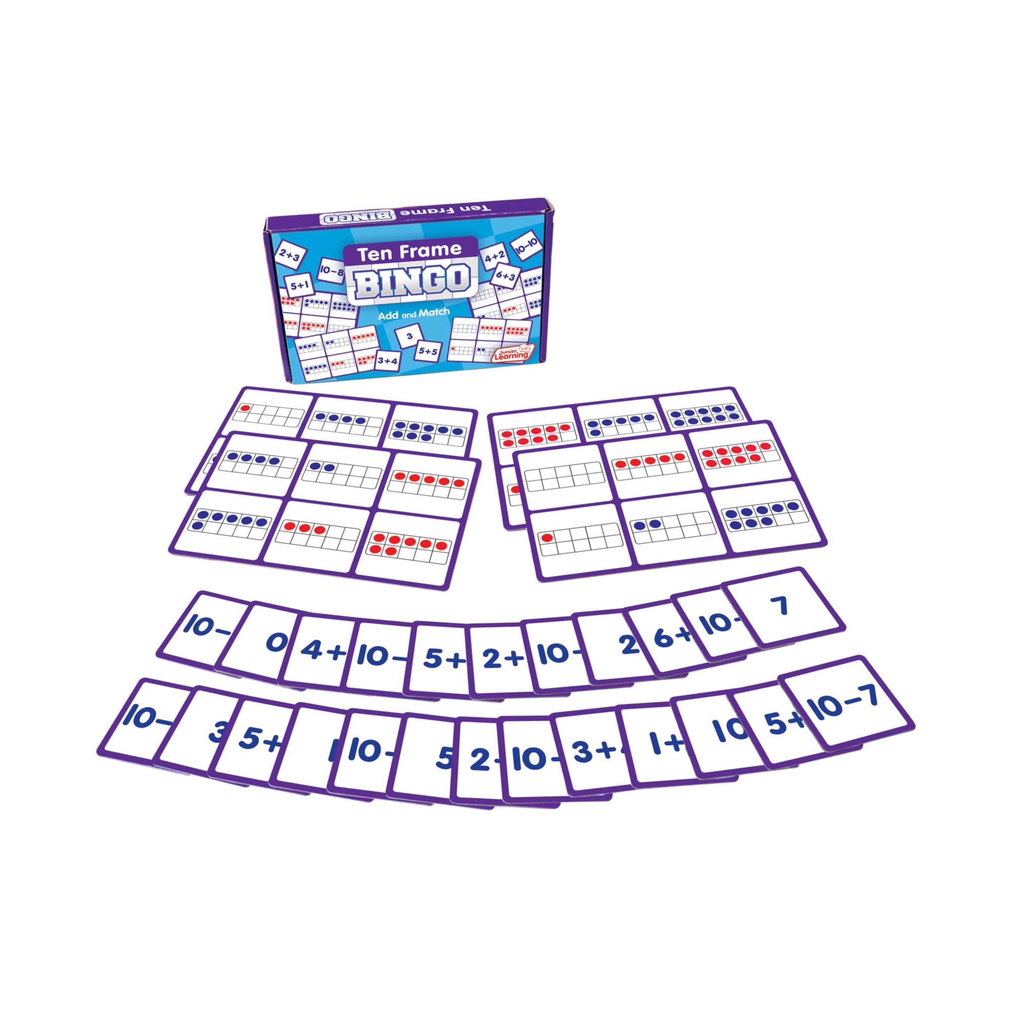 Ten Frame Bingo Junior Learning for Ages 5+ Kindergarten Learning, Math ...