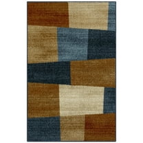Mainstays Geometric Blocks Multicolor Rug - Accent 26 x 310 - Walmart.com