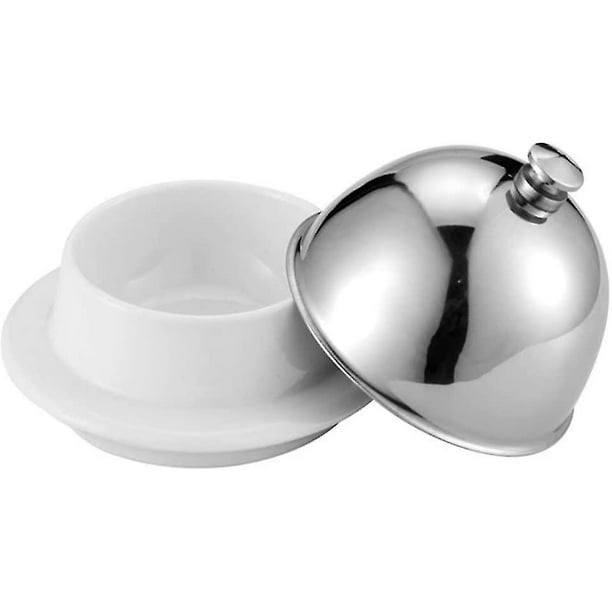 Sajy Ceramic Butter Dish Cheese Dish Display Cover Food Serving Platter ...