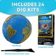 National Geographic Outer Space Gemstone Dig Brick – 1 Dig Brick with ...