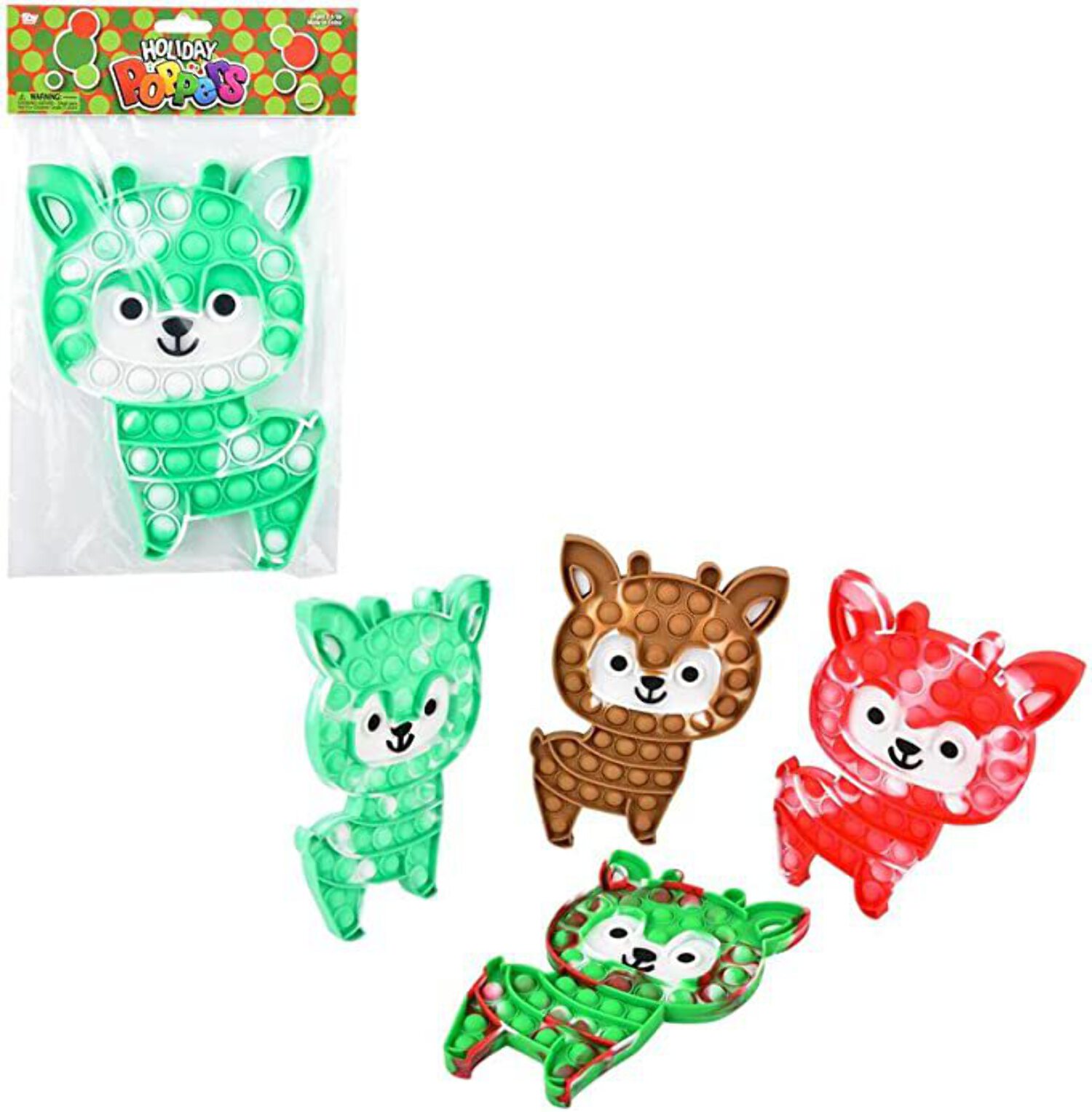 Reindeer Fidget Poppers - Walmart.com