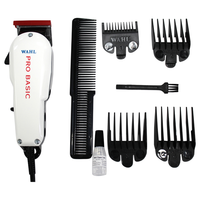 Pro Basic Clipper Set - Model # 8255 - White/Black by WAHL Professional ...