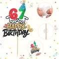 6 7 Happy Birthday Cake Topper, Glitter Happy Birthday Cake Decor for ...