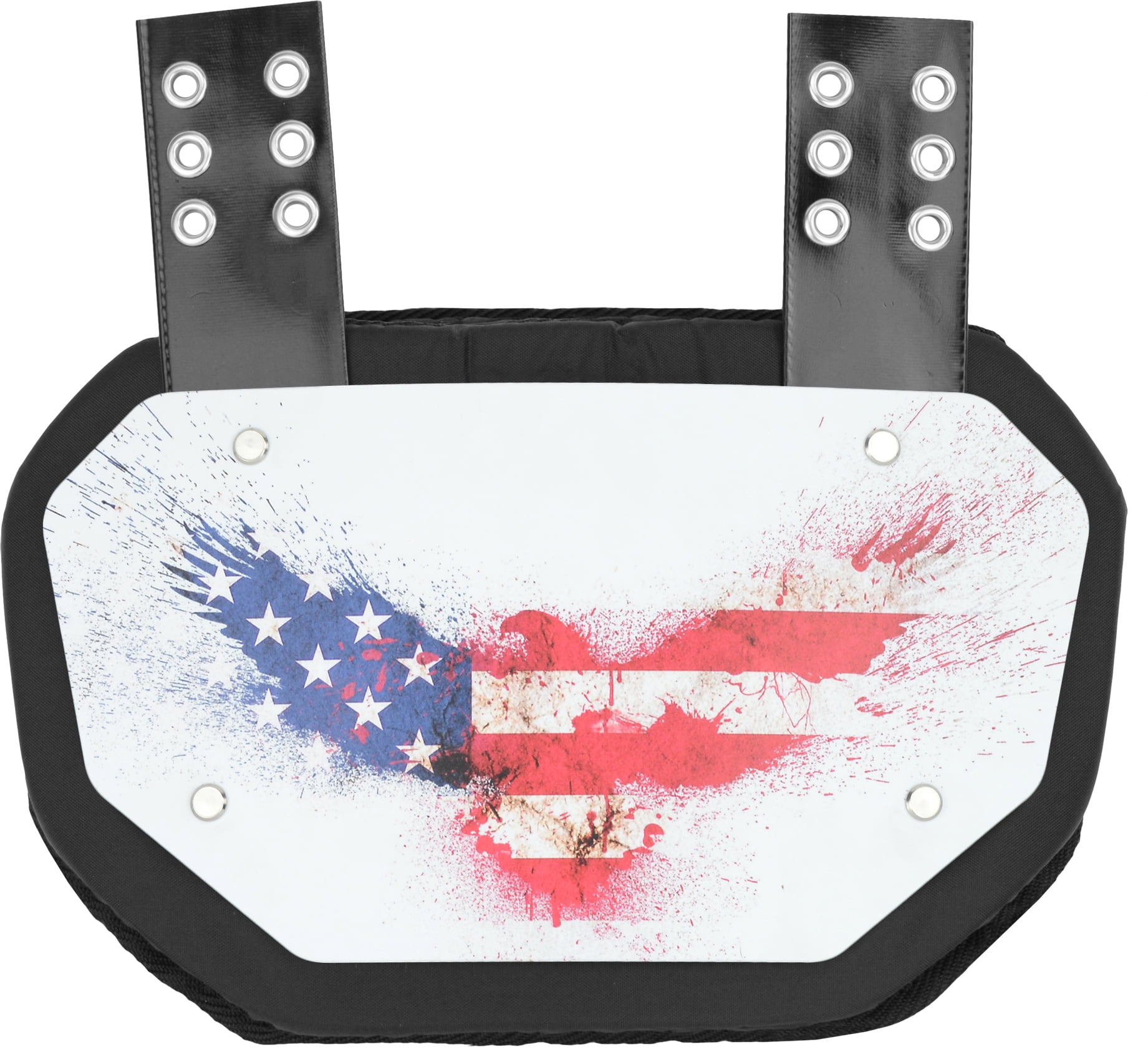 Sports Unlimited Red/White/Blue Eagle Football Back Plate for Shoulder ...