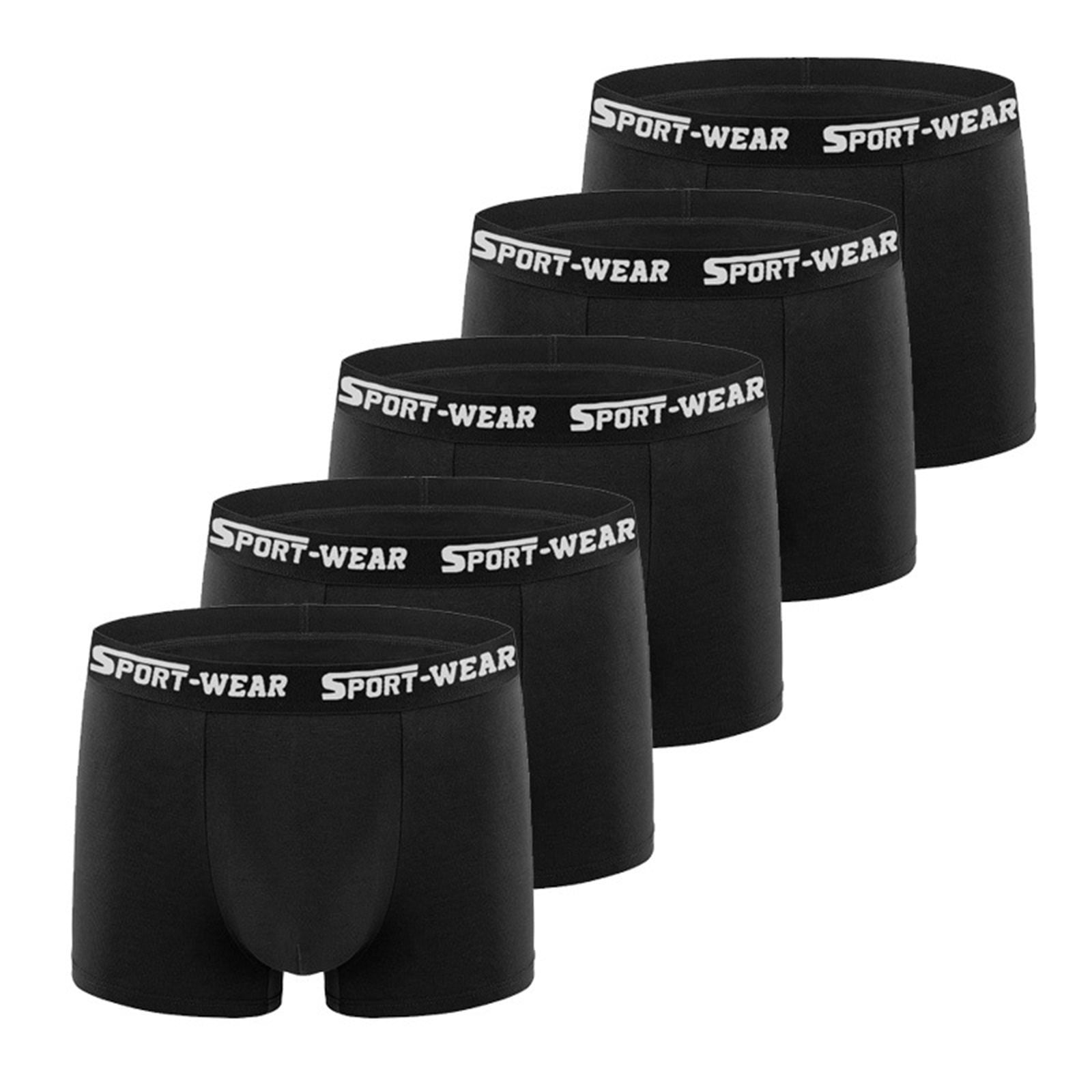 Click here for Ylioge Sports Underwear For Men 5 Pack Black Casua... prices