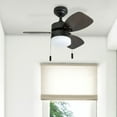 Honeywell Ocean Breeze 30" Bronze Small LED Ceiling Fan with Light ...