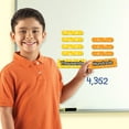 Learning Resources, LRN6649, Giant Magnetic Place Value Set, 1 Set ...