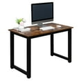 UBesGoo Computer Desk Wood PC Laptop Writing Table Workstation ...