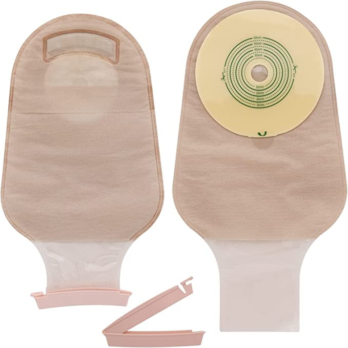 VLOOKUP 30 Pcs Colostomy Bags with Clamp Closure,Ostomy Supplies,One ...