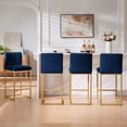 CQSXDA Set of 2 Versatile Counter Height Bar Chairs with Full Backrest ...