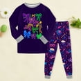 Boys Girls Pajamas Toddler Kids Cartoon Print Pjs Sets Toddler Clothes ...