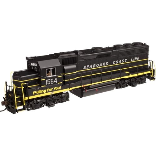 Atlas 10001696 HO Seaboard Coast Line EMD GP40 Low Nose Diesel Engine ...