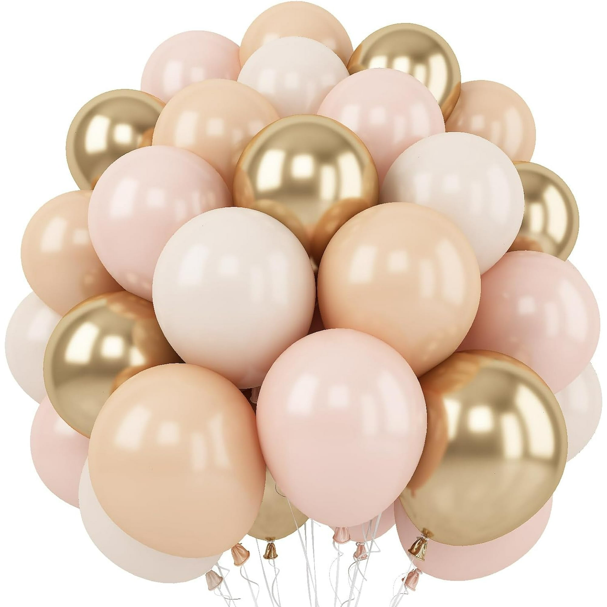 Click here for Salafire White Sand Gold Balloons Set  12 Inch Dou... prices