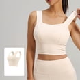 AGKIZG Women Summer Sports Bra with Chest Pad Short Sleeve Yoga Top ...