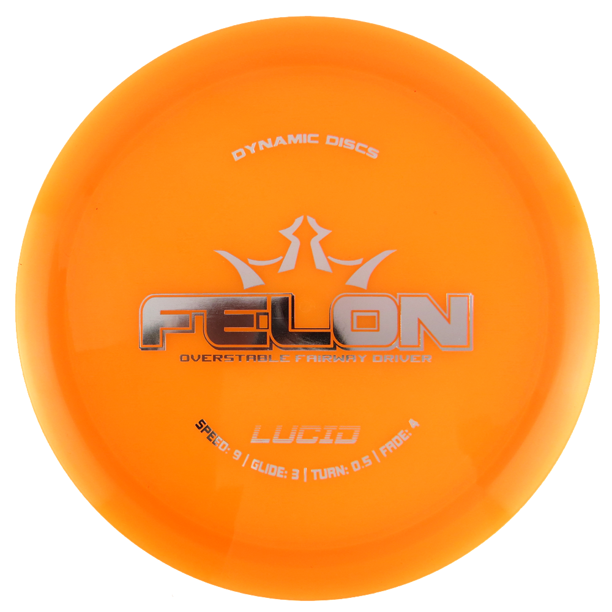 Dynamic Discs Lucid Felon 170-172g Fairway Driver Golf Disc [Colors may ...