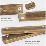 Love-KANKEI 26x29in Wood Photo Frame Wall Decor, 30 Clips, Adjustable ...