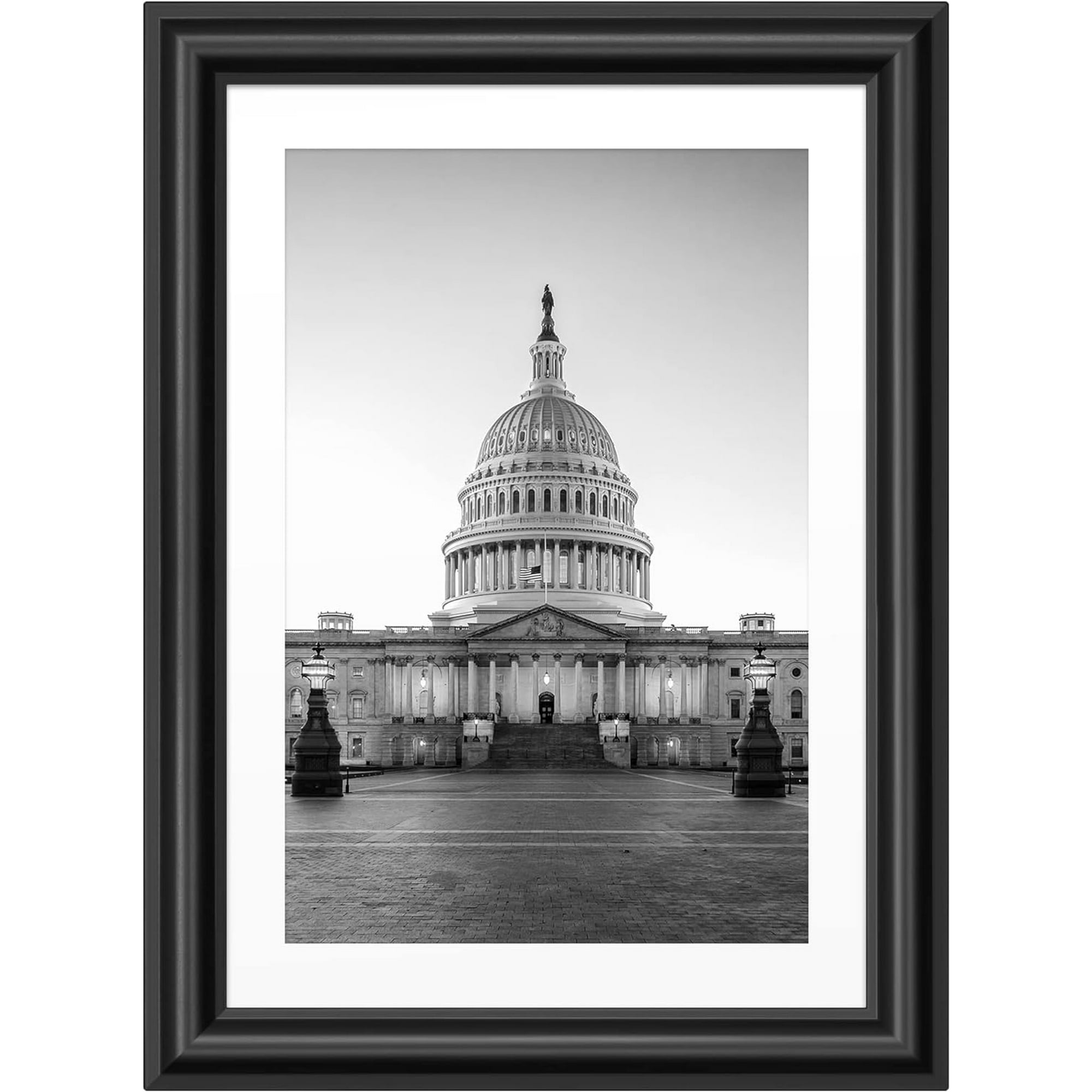 Click here for Surjde 5x7 (13x18 Cm) Black Picture Frame W/Mat To... prices