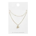 Time and Tru Goldtone Heart Motif Necklace Set, 2 Pieces - Walmart.com