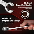 12-Piece Flare Nut Wrench Set, Metric & Standard, 12-Point Line Wrench ...