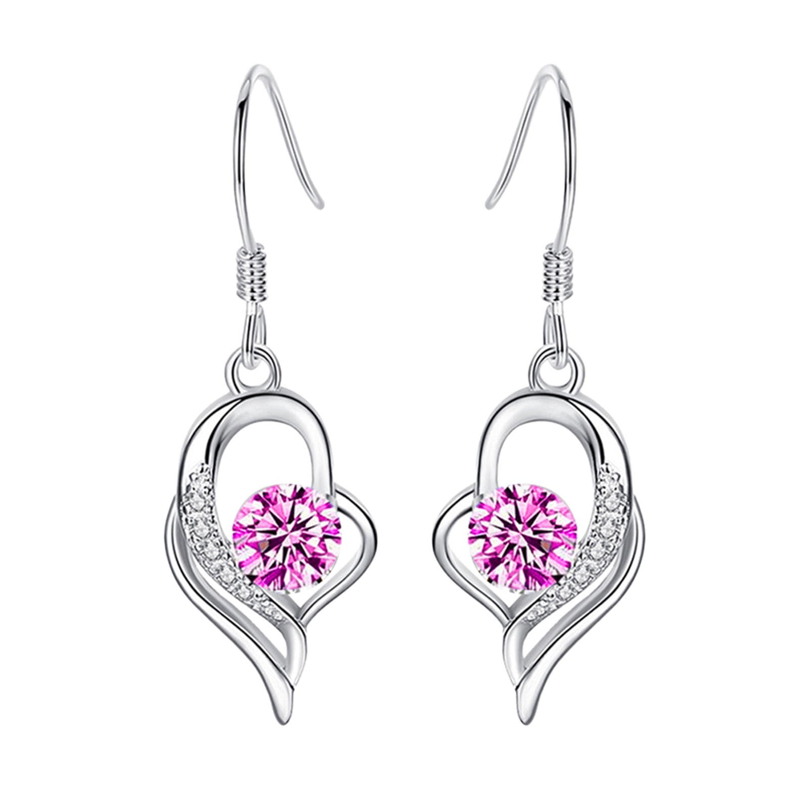 Click here for Riforla Womens Pendant Earrings Eternal Heart Ladi... prices