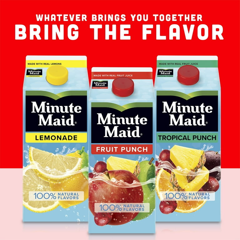 Minute Maid Natural Flavor Premium Lemonade Fruit Juice, 59