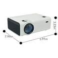 Restored RCA RPJ136-B Projector 2000 Lumens 480p,1080P compatible 150 ...