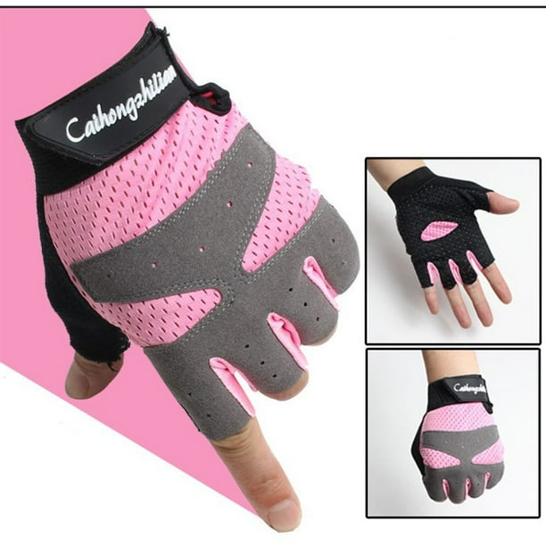 Gloves Half Finger Men And Women Driving Breathable Sunscreen Gloves ...