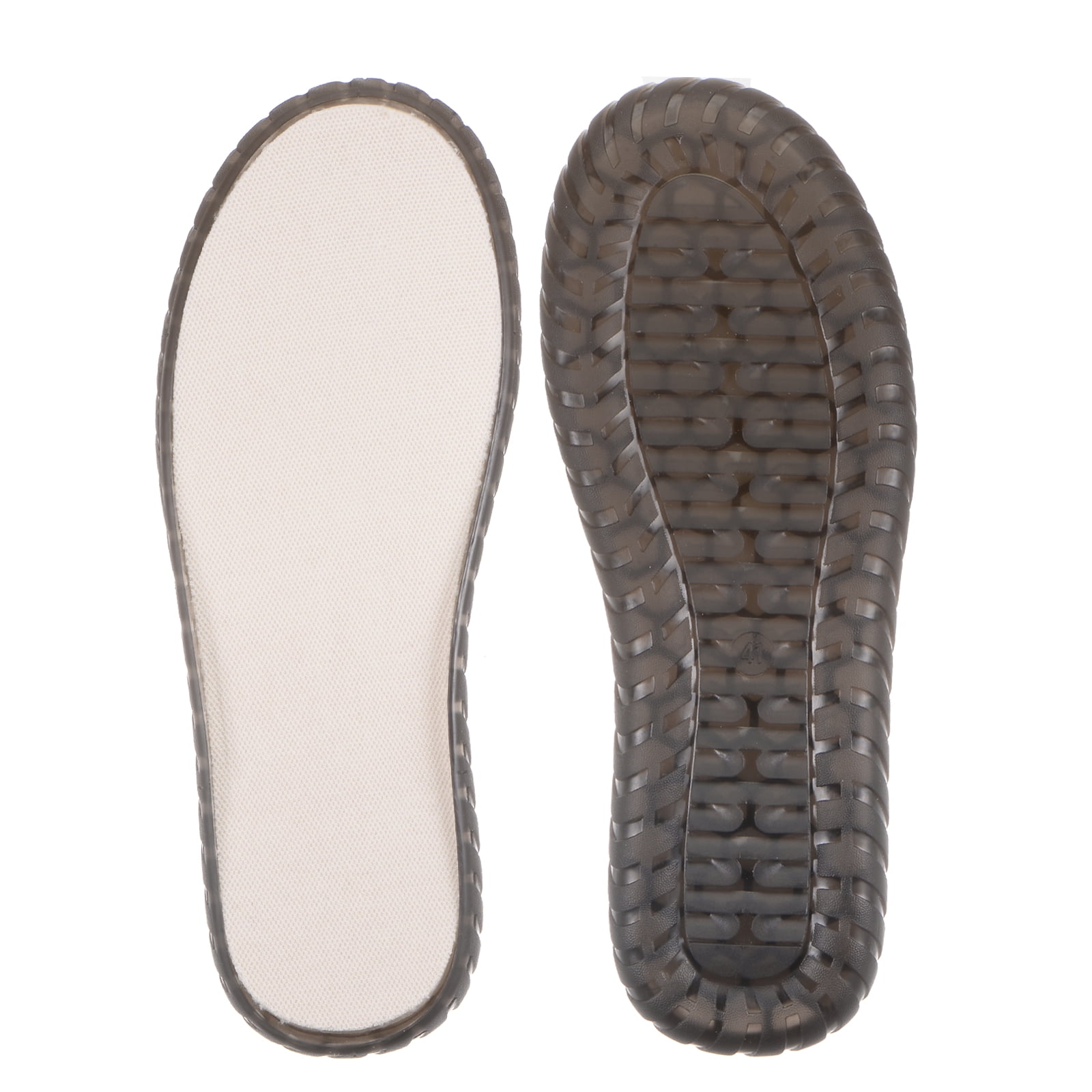 Uxcell 1pair Shoes Outer Soles Pad US Size 8.5 Non Slip Mesh Mat Woven ...