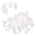AOOOWER 50PCS Clear Plastic Bobbin Holder Clips Multipurpose Sewing ...