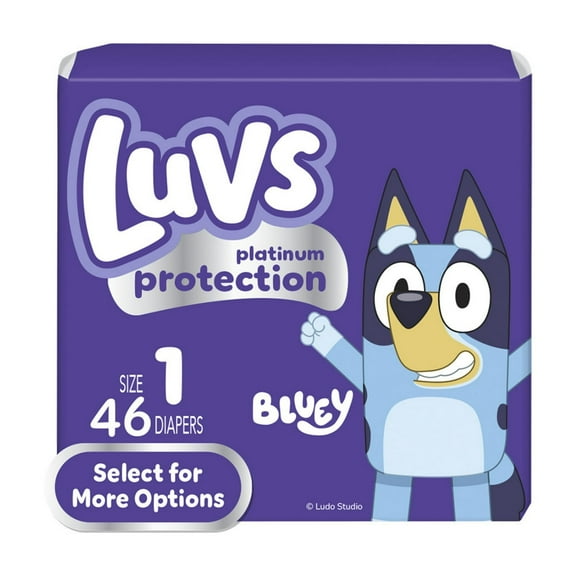 Luvs Platinum Protection Sleepy Nights Baby Diapers Size 4, 72 Count ...