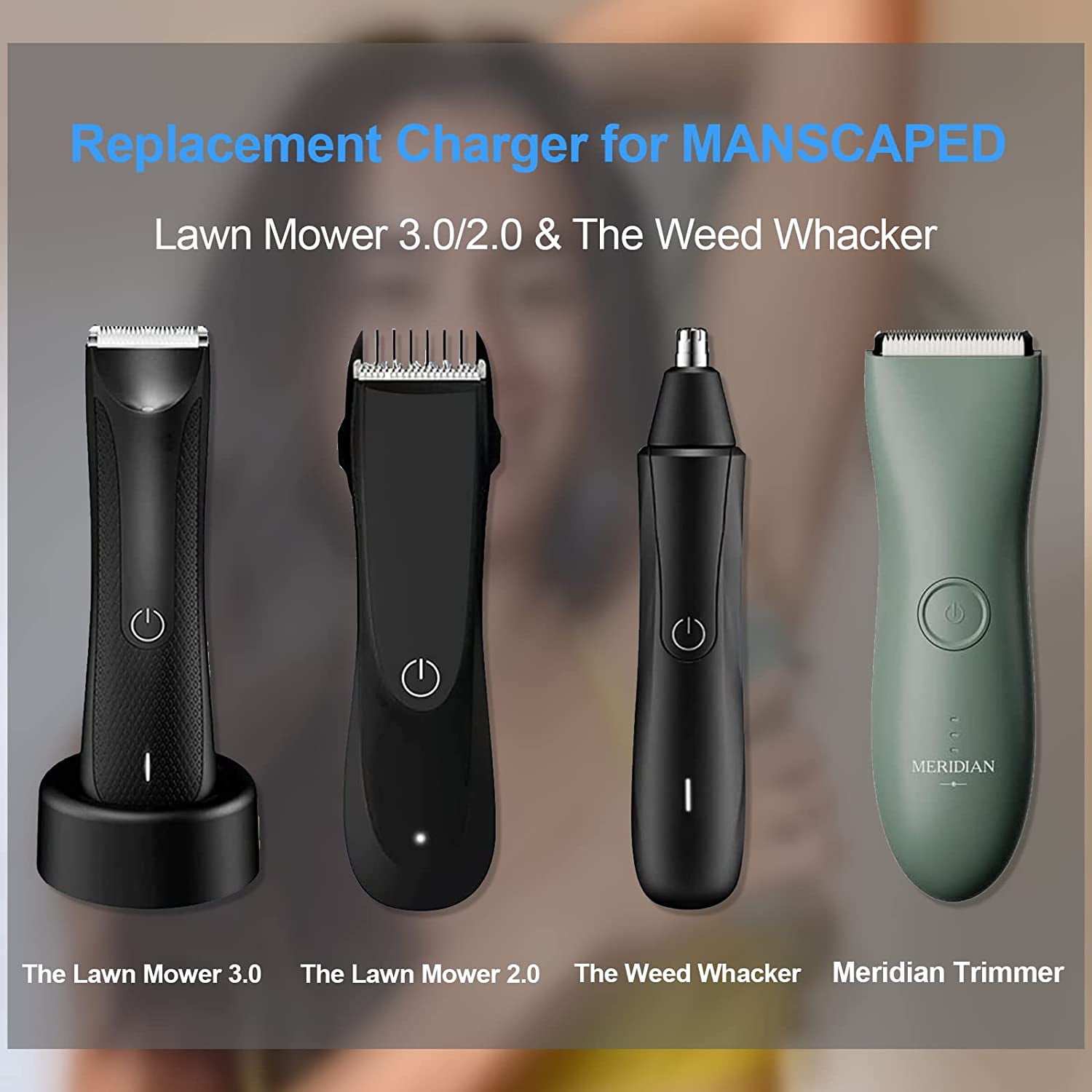 BENSN Charger Cord Replacement For Manscaped Lawn Mower