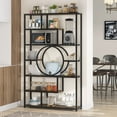 Lee 72'' Bookcase Bookshelf, 7-Tier Tall Etagere Bookcases Book Shelves ...