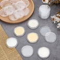 24Pcs Acrylic Commemorative Coins Storage Box Flat Round Clear 4.95x0 ...