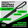 Rhino USA Hiking Stick with Survival Kit, Durable Outdoor Camping Gear ...