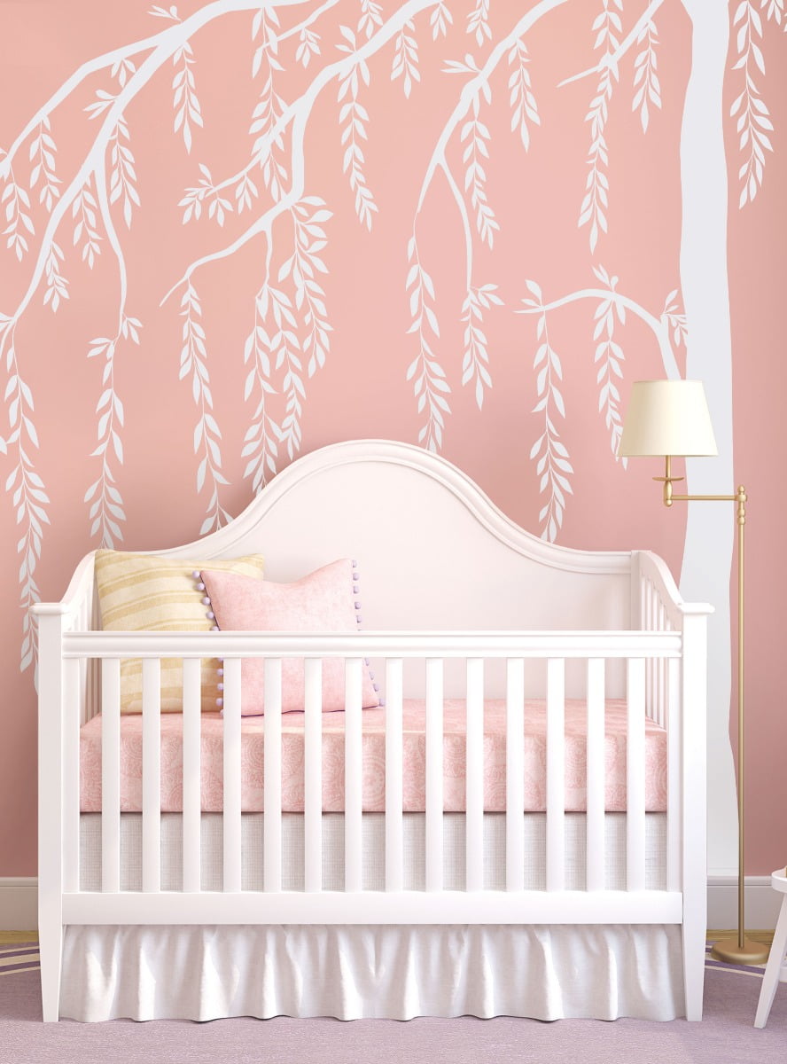 Leafy Weeping Willow Tree Wall Decal - Walmart.com