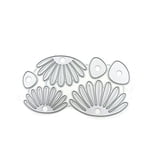 LZBRDY Daisy Flower Metal Cutting Dies Alinacrafts Scrapbooking Card ...