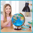 Illuminated World Globe for Adults Rotation Rewritable Light Up Globe ...