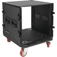 Sound Town 16U PA DJ Rack/Road ATA Case with 11U Slant Mixer Top, 20 ...