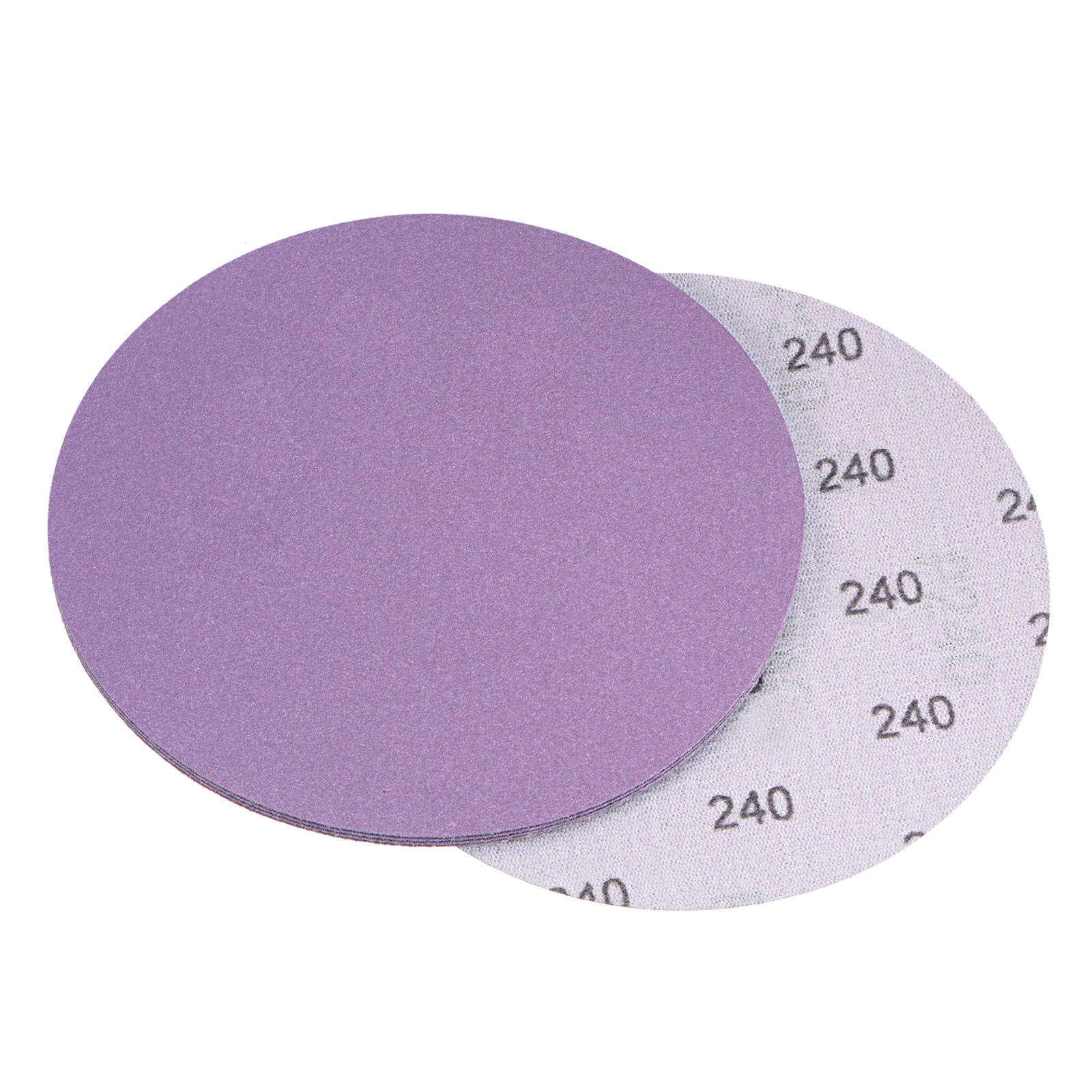 5 Pack 5-Inch Purple Sanding Discs 240 Grits Hook & Loop Professional ...
