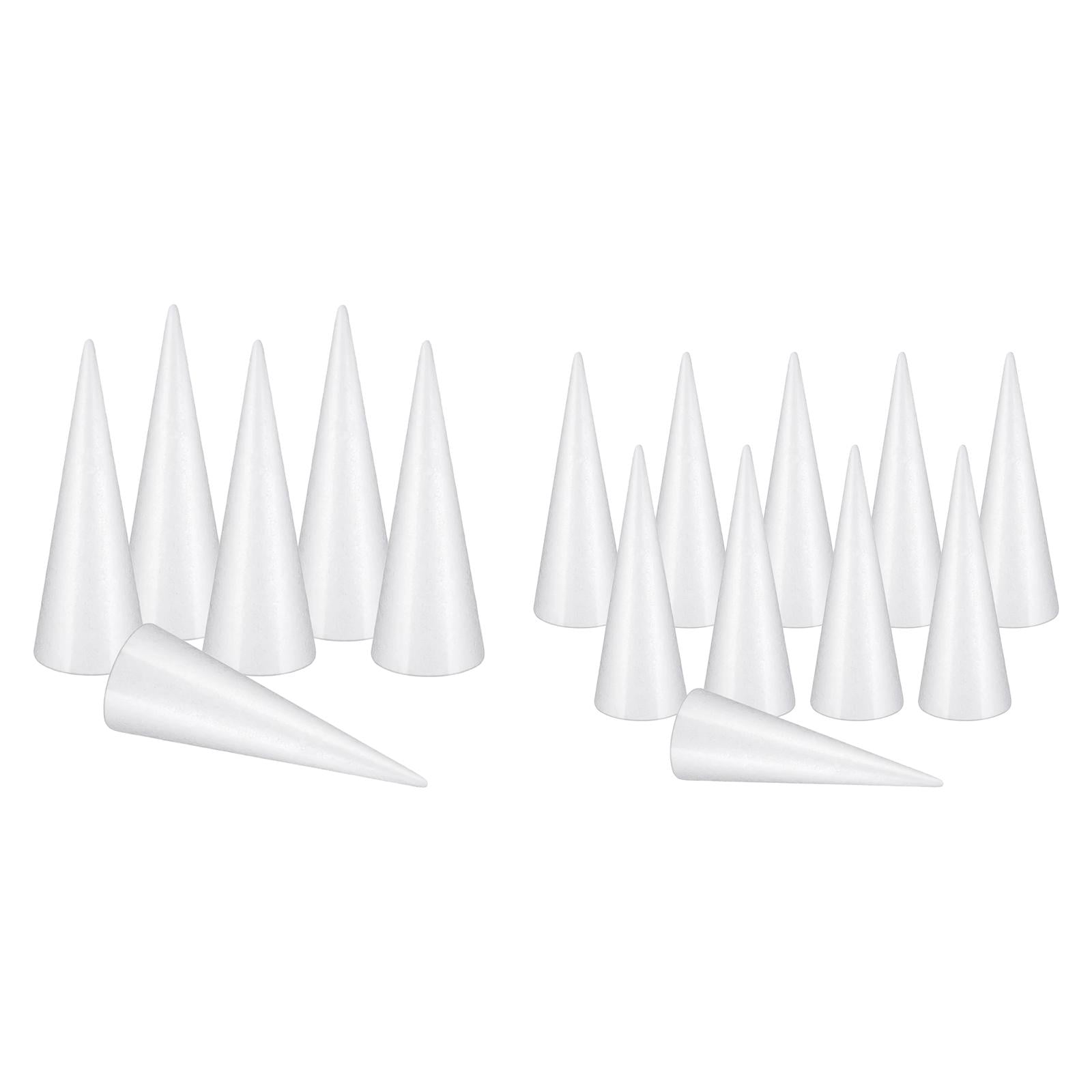 16pcs White Handmade Colored Painting DIY Hand Crafts polystyrene foam ...