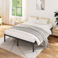 King 16-inch Heavy Duty Metal Bed Frame with 3,500 lbs Weight Capacity ...