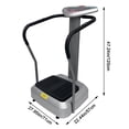Whole Body Vibration Machine Exercise Platform Crazy Fit Massager 200W ...