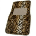 BDK Leopard Car Floor Mats, Animal Prints Mat, 4 Pieces, Beige ...