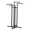 SSWBasics 4 Way Adjustable Apparel Clothing Display Rack with Straight ...