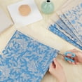 6 Styles Blue and White Porcelain Pattern Ceramic Decals Flower Pottery ...