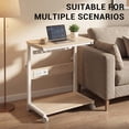 Height Adjustable Computer Tower Stand with USB Charging Port, 2-Tier ...