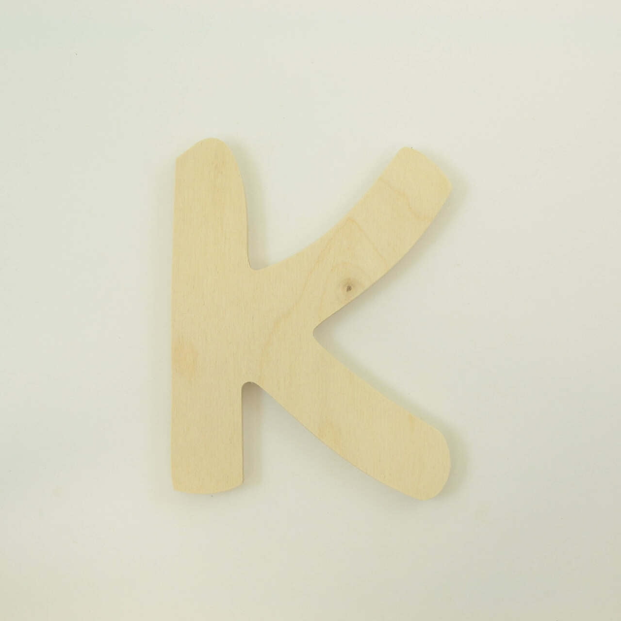 Package of 1, 16 Inch X 3/4" Thickness Baltic Birch Wood Letter K in ...