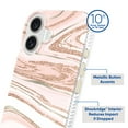 onn. Phone Case for iPhone 16 - Pink Gold Marble - Walmart.com